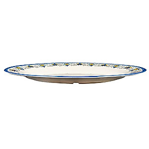 G.E.T. OP-618-SL Food Service Oval Display Platter, 18" x 13.5", Santa Lucia