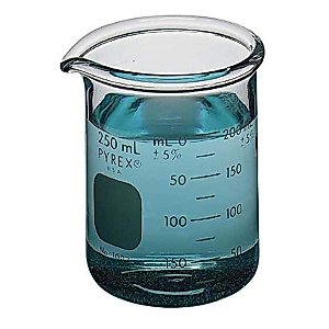 Pyrex 1003-400CN-12pk-M Heavy Duty Griffin 1003 400mL Beaker Double Scale Grad, Glass (Pack of 12)