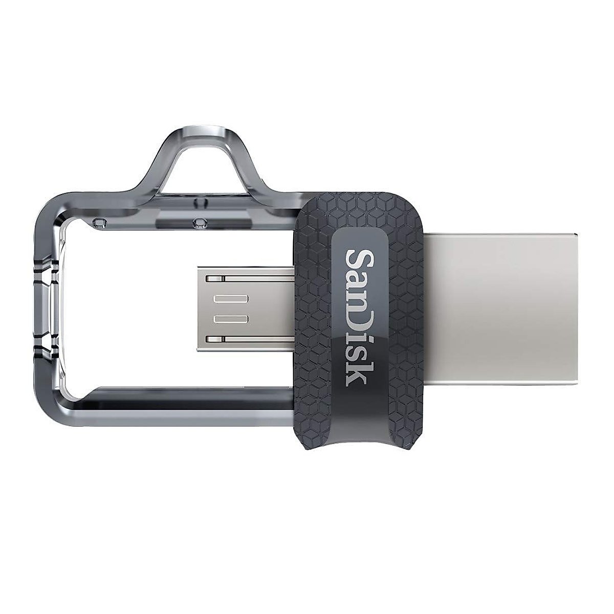 SanDisk Ultra (Two Pack) Dual Drive m3.0 for Android Devices and Computers Flash Drive Bundle with Everything But Stromboli Lanyard (128GB 2 Pack)