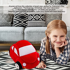 CHELEI2019 12.6" Car Stuffed Animal,Soft Red Stuffed Car Plush Pillow Toy,Gifts for Boys,Kids