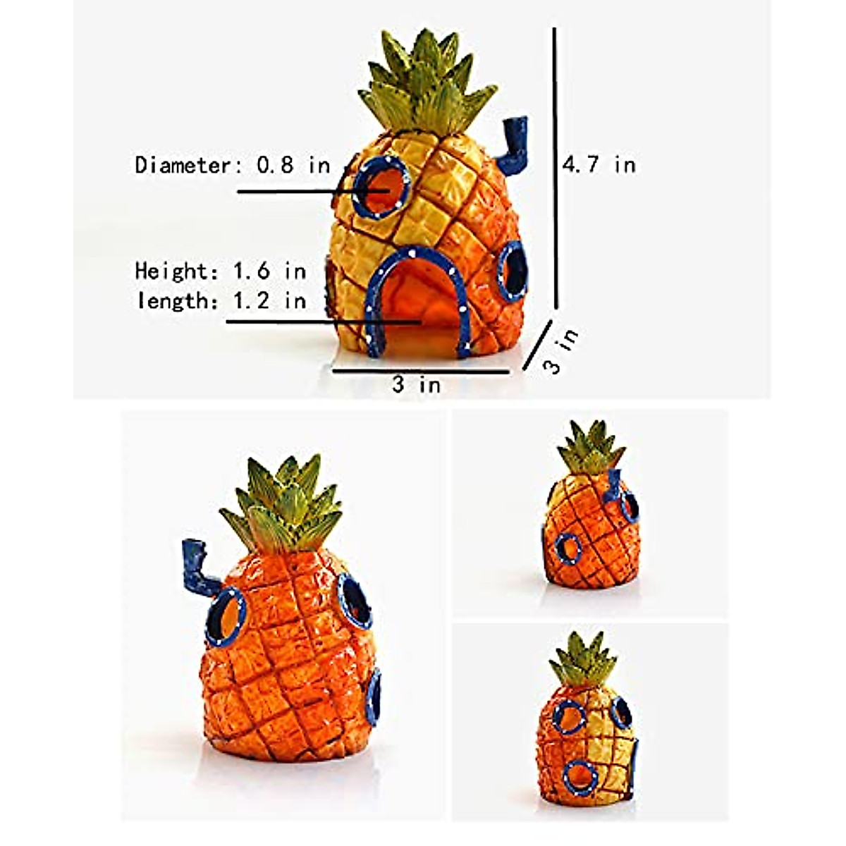 NC Spongebob Aquarium Decorations Set 12PCS