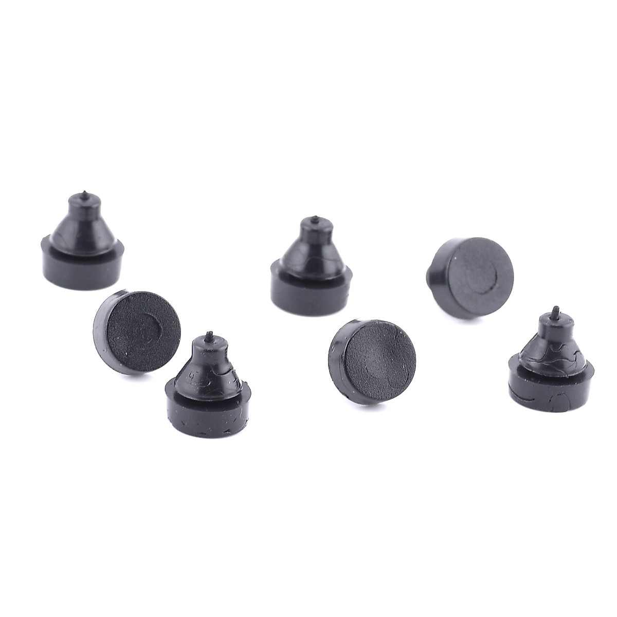 Generic Rubber Feet for American Woman Crock Pot Push In Black Silicone 4 Per Pack, KF-TNF8 Bumper