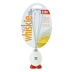 MSC International 96019 Joie Whisky Egg and Batter Whisk, Stainless Steel Wires, White
