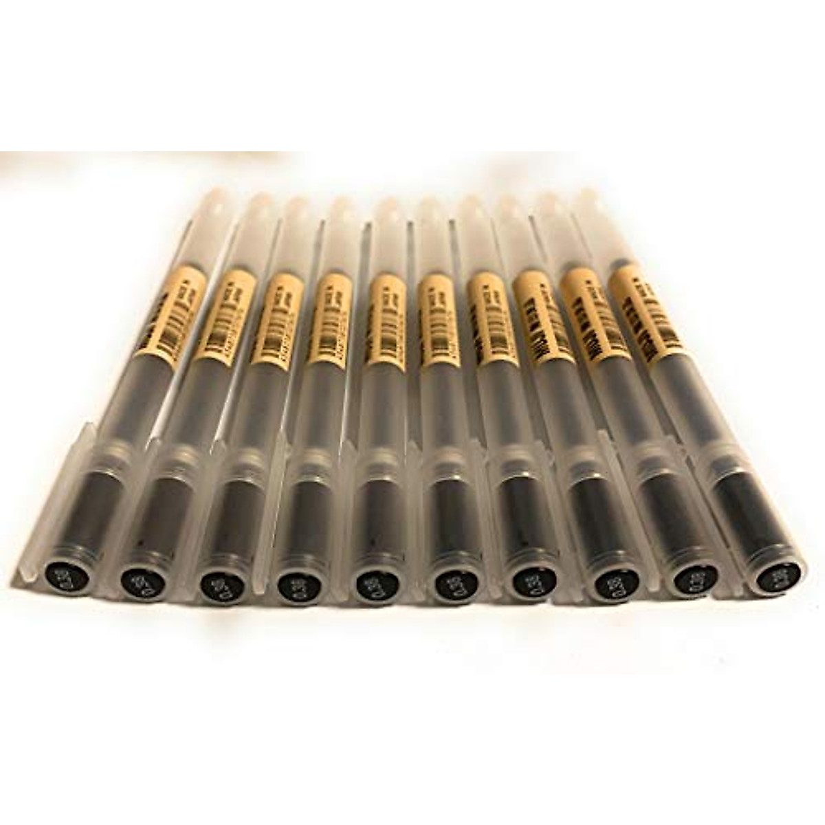 Muji Gel Ink Ball Point Pen, 0.38-mm, Black, 10 Pcs