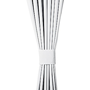 Amazon Basics Blackout Curtain Set - 52''x 63'', White, 4-Pack