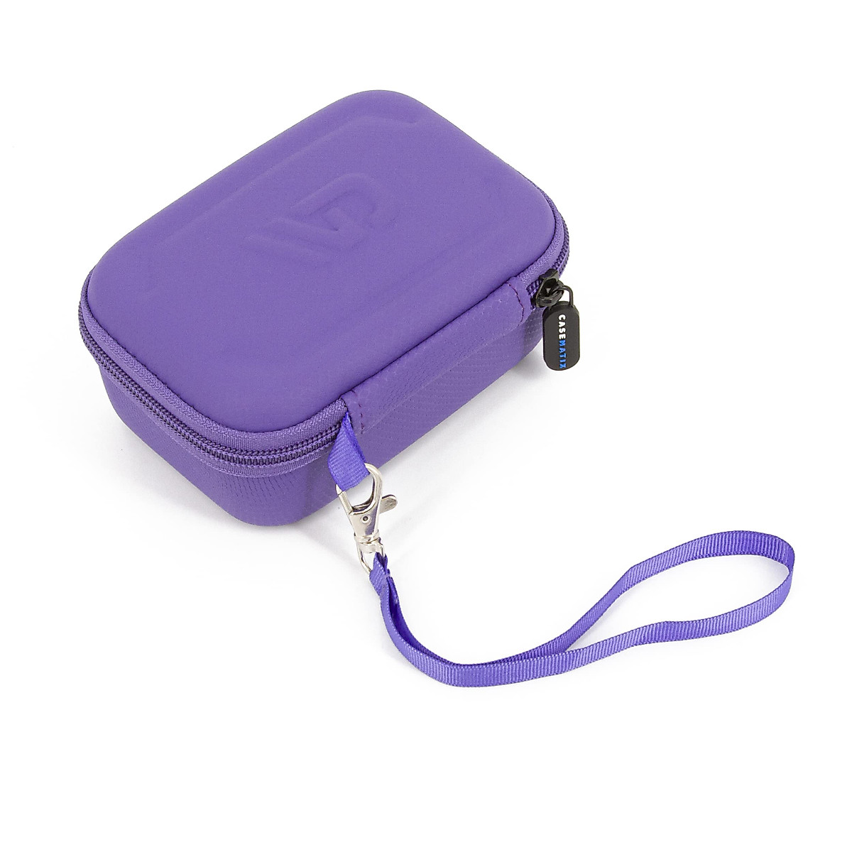 CASEMATIX Retro Handheld Game Console Case Compatible with HigoKids QS4 Portable Retro Video Game Player, Mademax RS-1 Console, E-MODS Arcade Pocket Player and More Up to 4.75", Purple Case Only