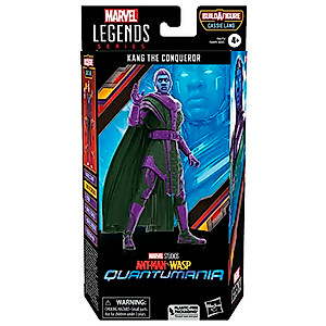 Marvel Legends Series Kang The Conqueror, Ant-Man & The Wasp: Quantumania Collectible 6-Inch Action Figures, Ages 4 and Up