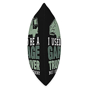 Garbage Truck Driver Joke Trucks Recycling Trashy RCV Throw Pillow