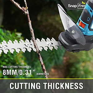 KuAFu 20V Power Tool Combo Kit-Cordless Power Hedge Trimmer and Chain Saw with Security Lock for Wood Cutting Tree Trimming,2.0AH Battery and Charger