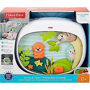 Fisher-Price Baby Sound Machine Settle & Sleep Projection Soother With Sensor And Customizable Music & Light Projection