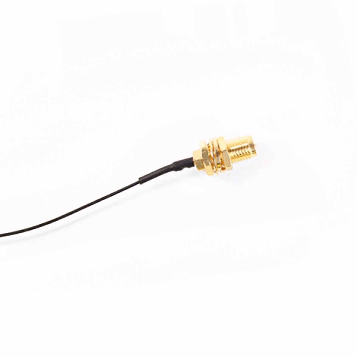 Pocaton U.FL IPEX MHF4 to RP-SMA 0.81mm RF Pigtail Cable Antenna for NGFF/M.2 7260NGW 8260NGW 8265NGW Router Pack of 2
