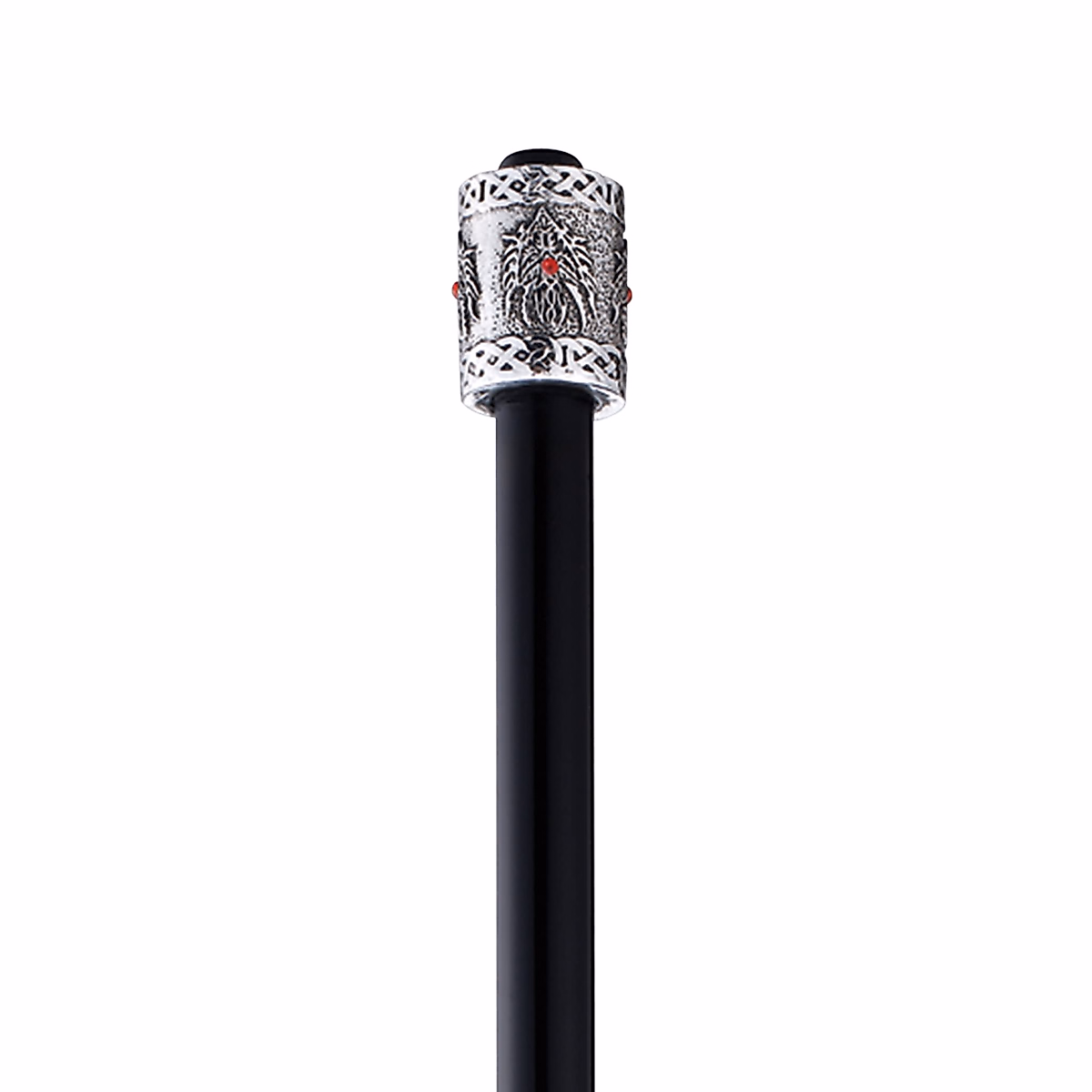 Design Toscano Dragonsthorne Nebula Dragon Gothic Walking Stick Swagger Cane, 38 Inch, Black and Silver