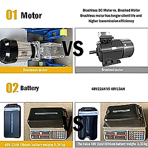 WTHOME Hand Truck Stair Climber Electric, 200 kg Capacity - Sack Rodel Labor-Saving Hand Truck, with Maintenance-Free Brushless Motor, Removable Battery, S-Shaped Support Arm