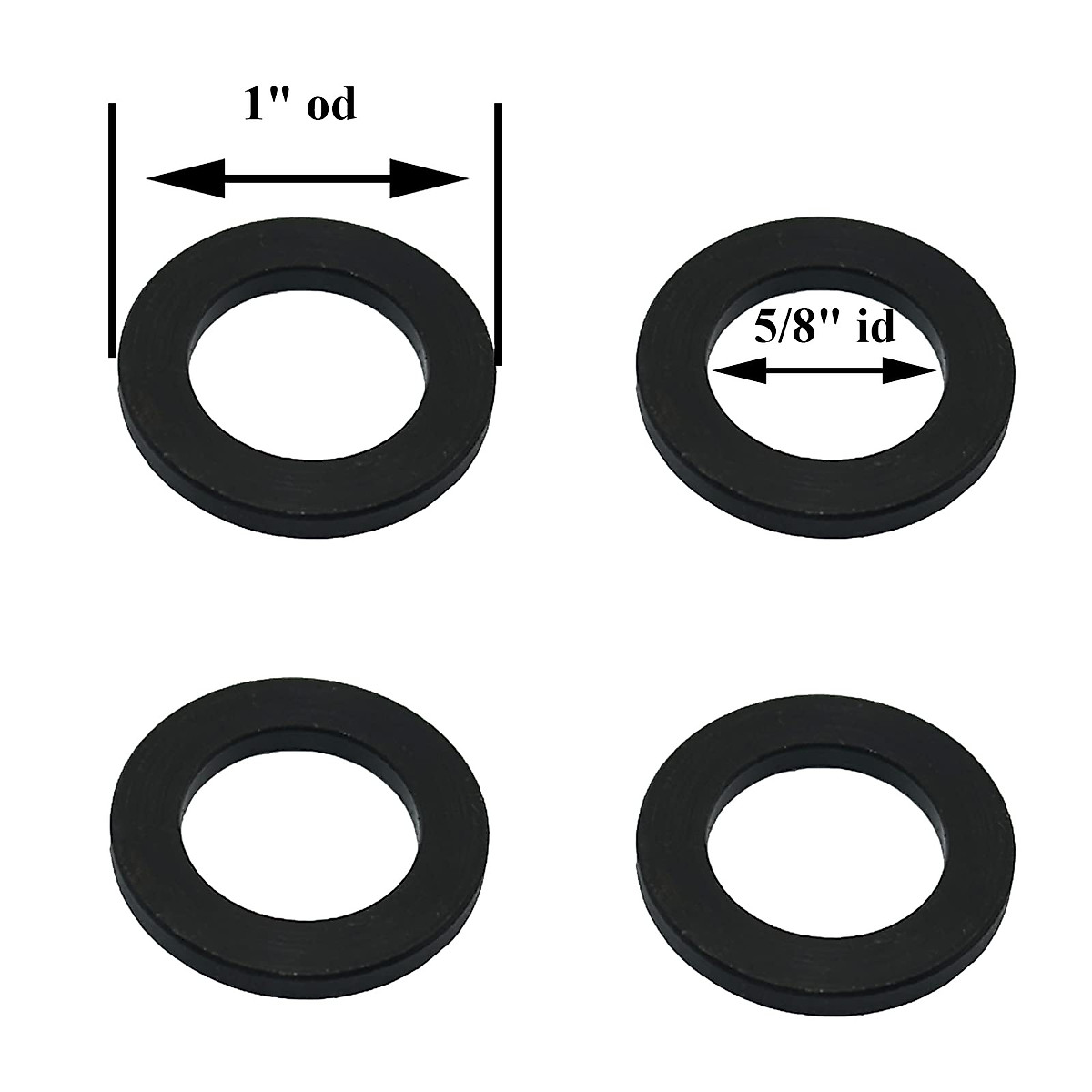 4 PCS 152636-00 Miter Saw Blade Adapter Ring, Miter Saw Replacement Parts, Fits DW718, DWS780, 3660, 3680, DW704, DW705