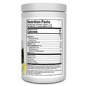 Dr. Berg's (Veggie Solution) Organic Super Greens Powder w/ Spirulina - Raw Green Powder Superfood - Vegetable Powder Supplement with Vitamins, Minerals, Enzymes, and Phytonutrients - 110 Servings