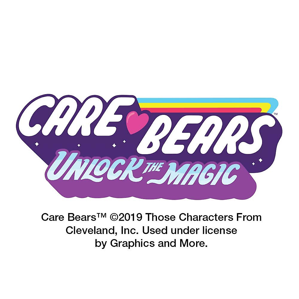 GRAPHICS & MORE Care Bears: Unlock the Magic Grumy Bear Sigh Jacket Handbag Purse Luggage Backpack Zipper Pull Charm