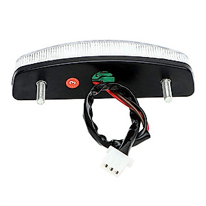 HERIS LED Rear Tail Brake Lights for 50cc 70 Cc 90cc 110cc 125cc 150cc Taotao SunL JCL Coolster Roketa Kazuma Chinese ATVs Quad Baja Jonway 4 Wheeler