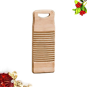 Wood wooden washboard Washboard Practical Clothes Bamboo Washboard Anti-slip Laundry Cleaning Board Manual Clothes Washing Tool for Home - laundry washboard 40cm washing clothes board