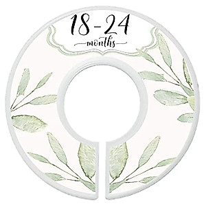 Mumsy Goose Baby Girl Clothes Dividers Nursery Closet Dividers Closet Organizers Botanical