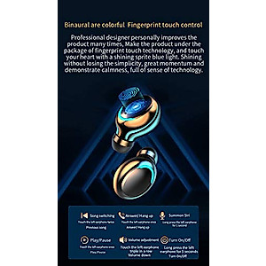 OZJONGK Bluetooth Earphone with LED Display Wireless Earphones with Mic IPX8 Waterproof TWS Bluetooth 5 0 Headsets 1200mAh Charging Case Hi FI Deep Bass Stereo Sound Touch Control