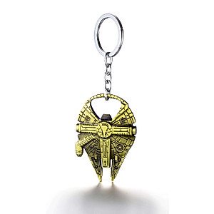 REINDEAR Star Wars Legendary Starship Millennium Falcon Metal Bottle Opener Keychain