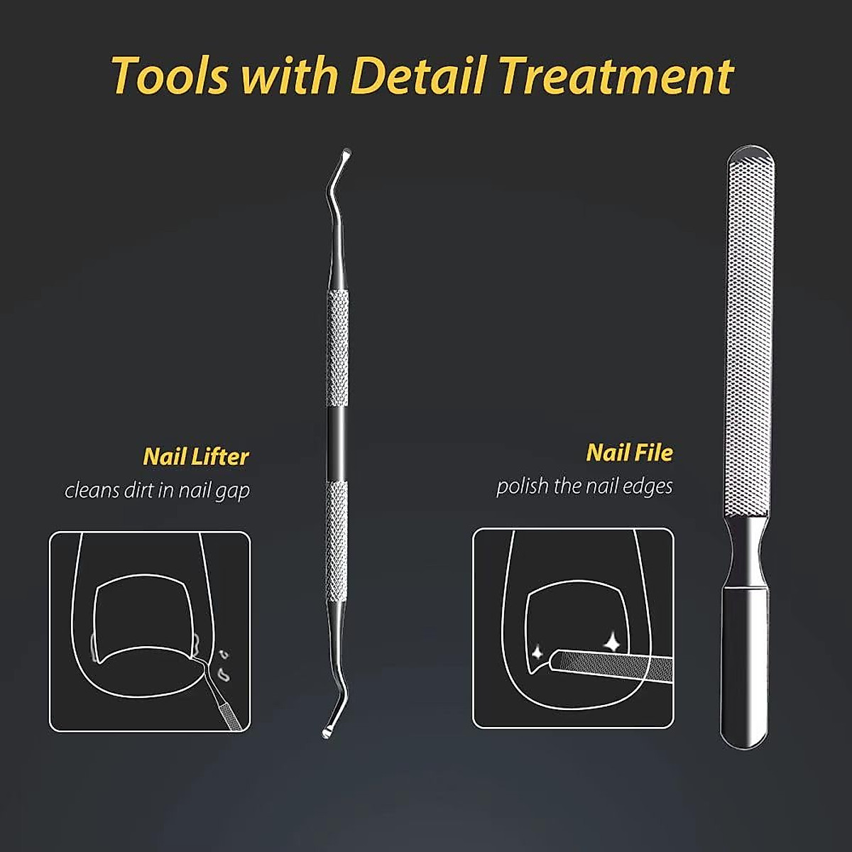 Toenail Clippers, Professional Nail Clippers for Thinck & Ingrown Nails, Upgraded Toe Nail Clippers for Men, Podiatrist Toenail Clippers Fingernail Clippers Wanmat