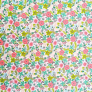 ZGXY Fabric, 8 pcs/lot Fat Quarter Fabric Bundles 100% Cotton 20" x 20" (50cm x 50cm) Quilting Cotton Craft Fabric Pre-Cut Squares Sheets for Patchwork Sewing Quilting Crafting, Floral Pattern