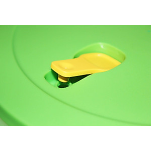 Tupperware Crystalwave Microwave Bowl 3 Quart / 3 Liter Green Yellow