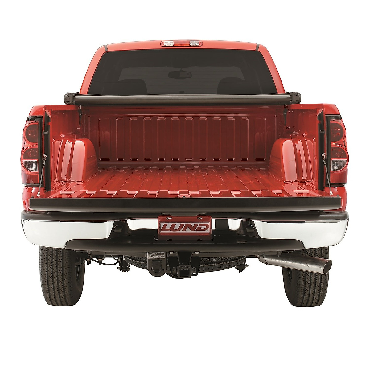 Lund Genesis Tri-Fold Soft Folding Truck Bed Tonneau Cover | 95073 | Fits 2009 - 2014 Ford F-150 6' 7" Bed (78.8")