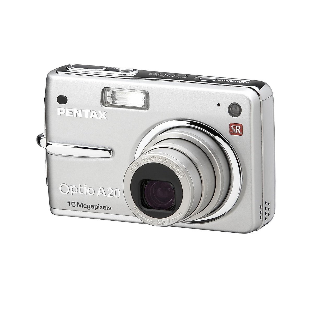 Pentax Optio A20 10MP Digital Camera with 3x Optical Zoom and Shake Reduction