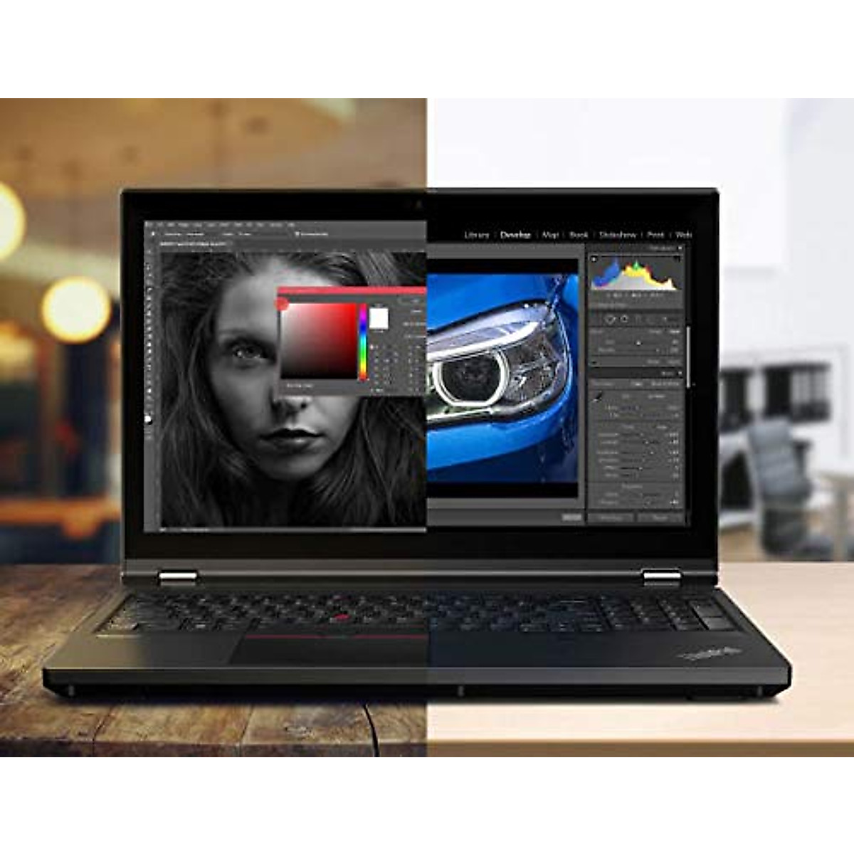 Lenovo ThinkPad P15 Gen 1 - High-End Workstation Laptop: Intel 10th Gen i7-10850H Octa-Core, 64GB RAM, 1TB NVMe SSD, 15.6" FHD IPS HDR Display, Quadro RTX 4000, Win 10 Pro, Black