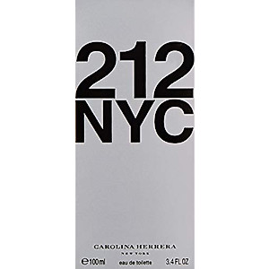 Carolina Herrera 212 Nyc Fragrance For Women - Floral Notes - Sensual And Feminine Scent - Multi-Layered Fragrance Of Zestful Energy Inside - Sandalwood And Bergamont - Edt Spray - 3.4 Oz