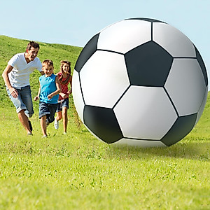 GoFloats Giant Inflatable Soccerball - 6 Feet Tall
