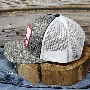 WHISKEY BENT HAT CO. Rowdy Rooster Adjustable Hat (Heather Grey)