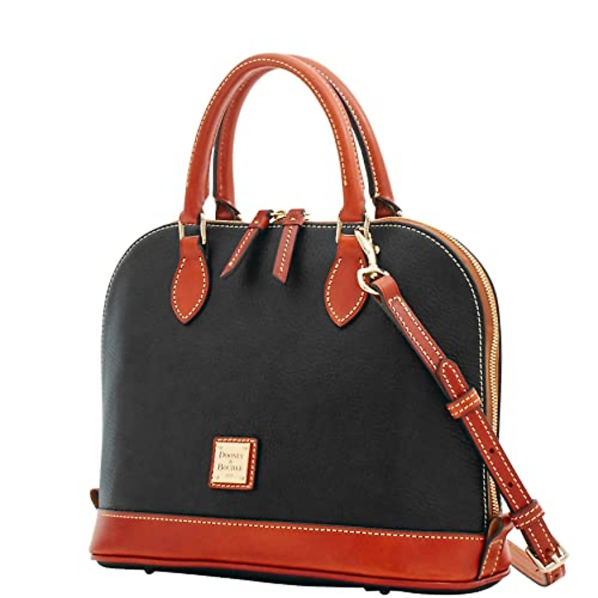 Dooney & Bourke Pebble Grain Zip Zip Satchel