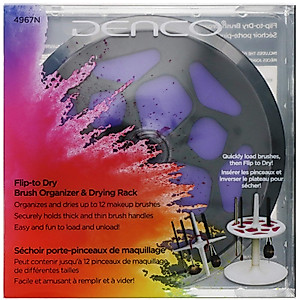 Denco Flip-to-dry Brush Organizer & Drying Rack