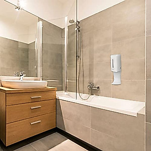 Yardwe Serving Tray 3pcs soap Dispenser Tray Hand Gel Dispenser Holder Laundry drip Trays Spray Drip Tray Hand soap Dispenser Wall Laundry Stand Soap Catch Tray Leakproof White abs