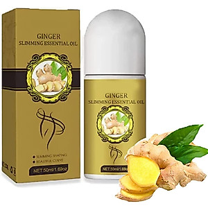 TURSHI Gynecomastia Firming Ginger Roller,2023 New Gynecomastia Tightening Ginger Cream,Firming Ginger Breast Firming Down Cellulite for A Better Physique Make Them Firmer Cleansing Oil