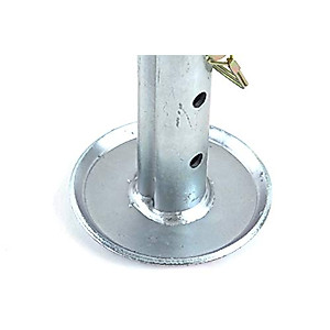 Red Hound Auto Jack Stand Drop Leg for 2 Inch Inner Diameter Jacks Foot Pad Insert Camper Trailer Extra Height - Read Full Description to Ensure Fitment