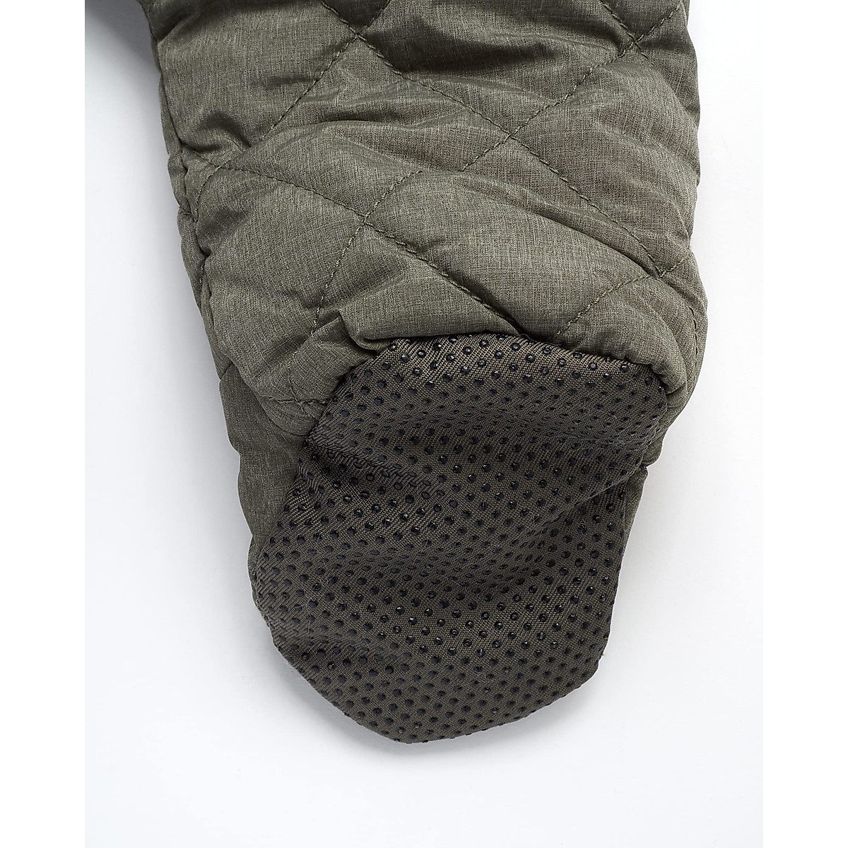 URBAN REPUBLIC Baby Boys' Pram Snowsuit - Quilted Fleece Lined Snowsuit with Gloves - Outerwear Coveralls (Sizes: 3-9M), Size 6M, Olive