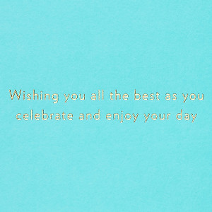 Papyrus Dog Birthday Card (Celebrate and Enjoy)