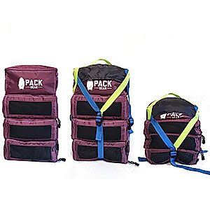 Compression Strap for Packable Luggage Organizer - Packing Our Collapsible Hanging Shelves in Your Suitcase Backpack & Carry-On Bags has Never Been Easier - Designed for Pack Gear Travel Accessories