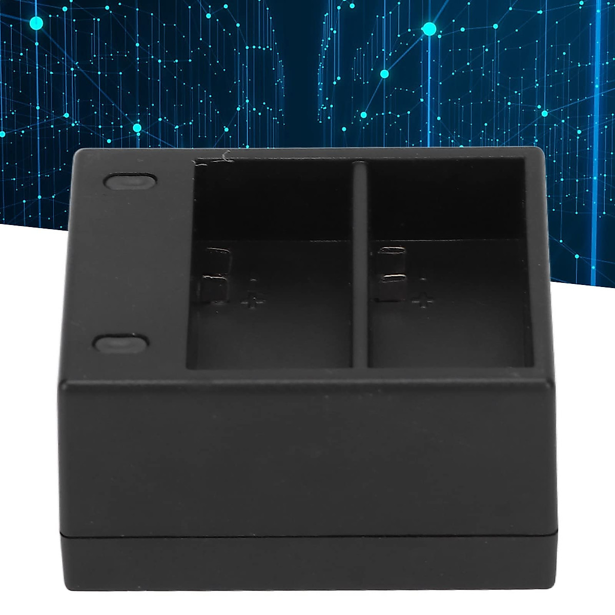 Double USB Charger, 3.7V Voltage 4.2V Output Camera Battery Charger 5V 2A Input USB for Hero 2 3 Camera Battery