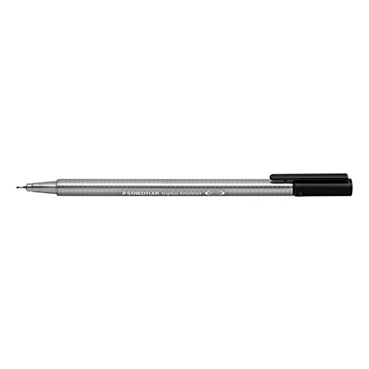 Staedtler Triplus Fineliner Pens, 0.3mm, Black, Pack of 10 (334-9)