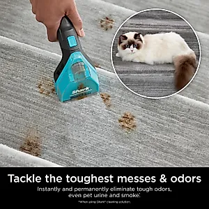 Shark StainStriker OXY Multiplier Formula for All Shark Portable & Upright Carpet Cleaners, Formulated for All Carpets, Upholstery & Area Rugs, Instantly Eliminates Odors, 32oz, EXOX32