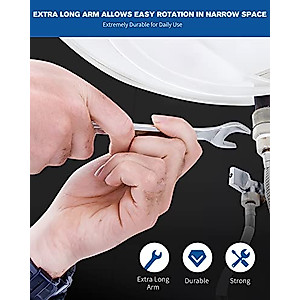 DISEN 24pcs Combination Wrench Set, Metric/SAE, IN/MM Wrench Set with Tool Roll,12 Point Combination Wrench, 7-18mm and 1/4-7/8" Box End and Open End Wrench Set, Drop Forged Steel