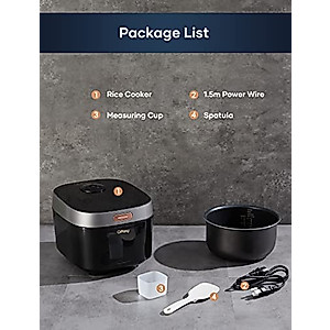 Offacy Rice Cooker, Smart Multi-Function Touch Panel, 8 Cups (Uncooked), 24-H Delay Timer, Auto Keep Warm, Nonstick Inner Pot, for Soft White Rice, Brown Rice, Sushi, Porridge