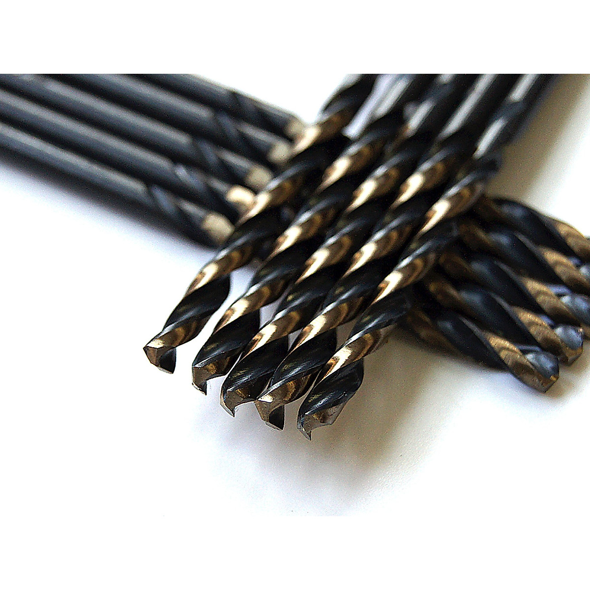 60PCS,Black and Gold Twist Drill Bits, 1/16", 5/64", 3/32", 7/64", 1/8" [10pcs for Each]