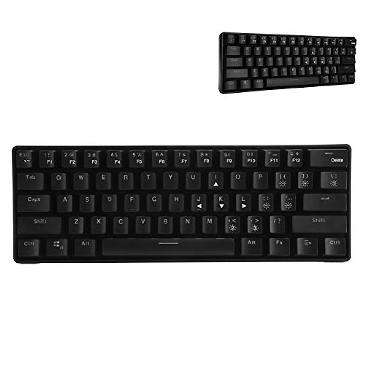 Gaming Keyboard, 9 Single Color Backlight Modes Mechanical Gaming Keyboard Ergonomic Design with 1850Mah Rechargeable Battery for Pc Gamer for Computer Laptop
