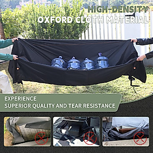 Patio Furniture Set Covers Waterproof, Outdoor furniture covers waterproof clearance, Sectional Sofa Couch Set Covers for Winter,Table Chair Cover Outside Rectangular Heavy Duty 90"Lx65"Wx28"H